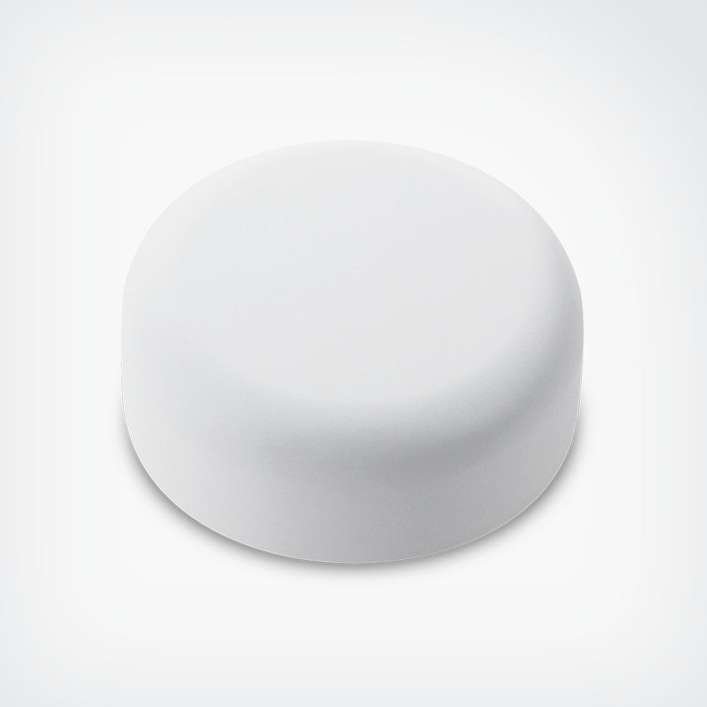 Dome Foil Lined Matte White | ebottles-store