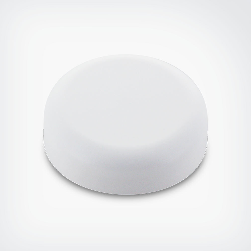Rounded Edge PE Lined Matte White | ebottles-store